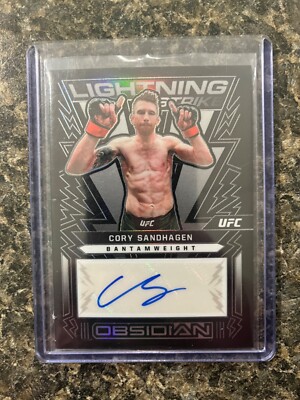 2023 Chronicles Obsidian UFC Cory Sandhagen Lightning Strike Auto #OL ...