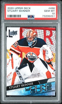 2020-21 UD STUART SKINNER RC YOUNG GUNS ROOKIE PSA 10 GEM MINT!!! | eBay