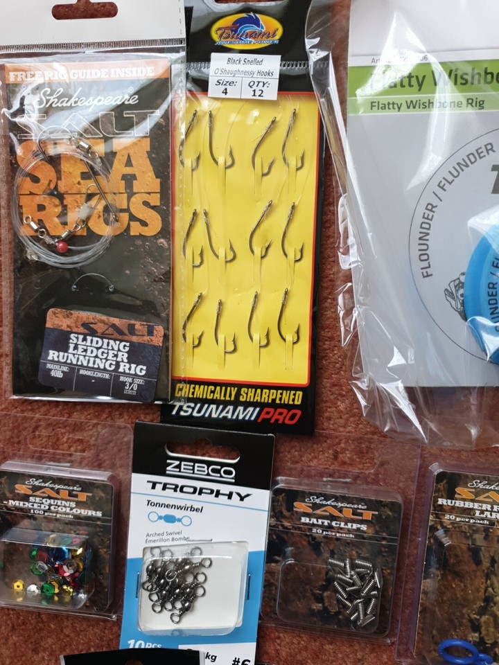 EX-SHOP SEA FISHING GEAR LOADS BRANDED TRACES AND TACKLE #GIFT IDEA ...