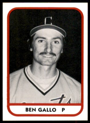 1981 TCMA Minor League Ben Gallo Clinton Giants #6 | eBay