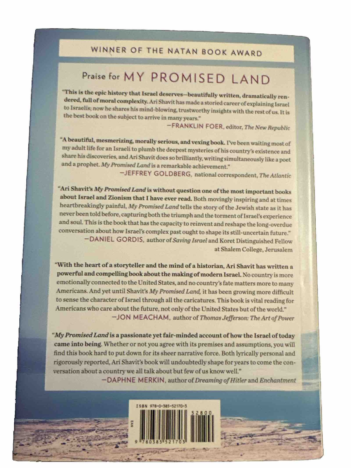 My Promised Land: The Triumph and Tragedy of Israel by Ari Shavit Never ...