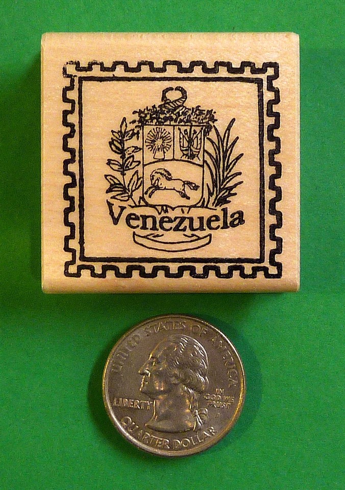 Country and Continent Passport Stamp Frame Rubber Stamps, wood mtd ...