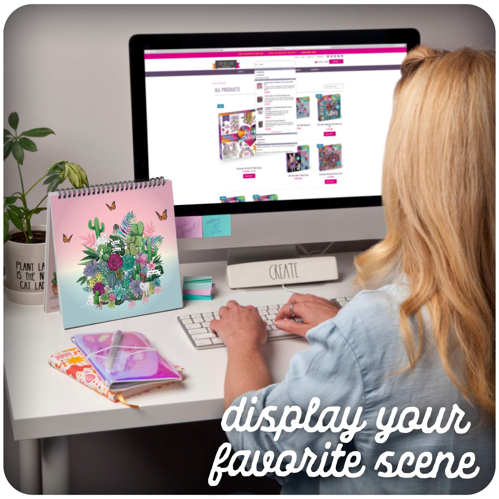 Sticker & Chill Adult Sticker Book – 800+ Repositionable Clings, 10 ...