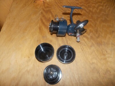 Vtg Garcia Mitchell 410 Spinning Reel (HIGH SPEED) W/Spare Spool (Large ...