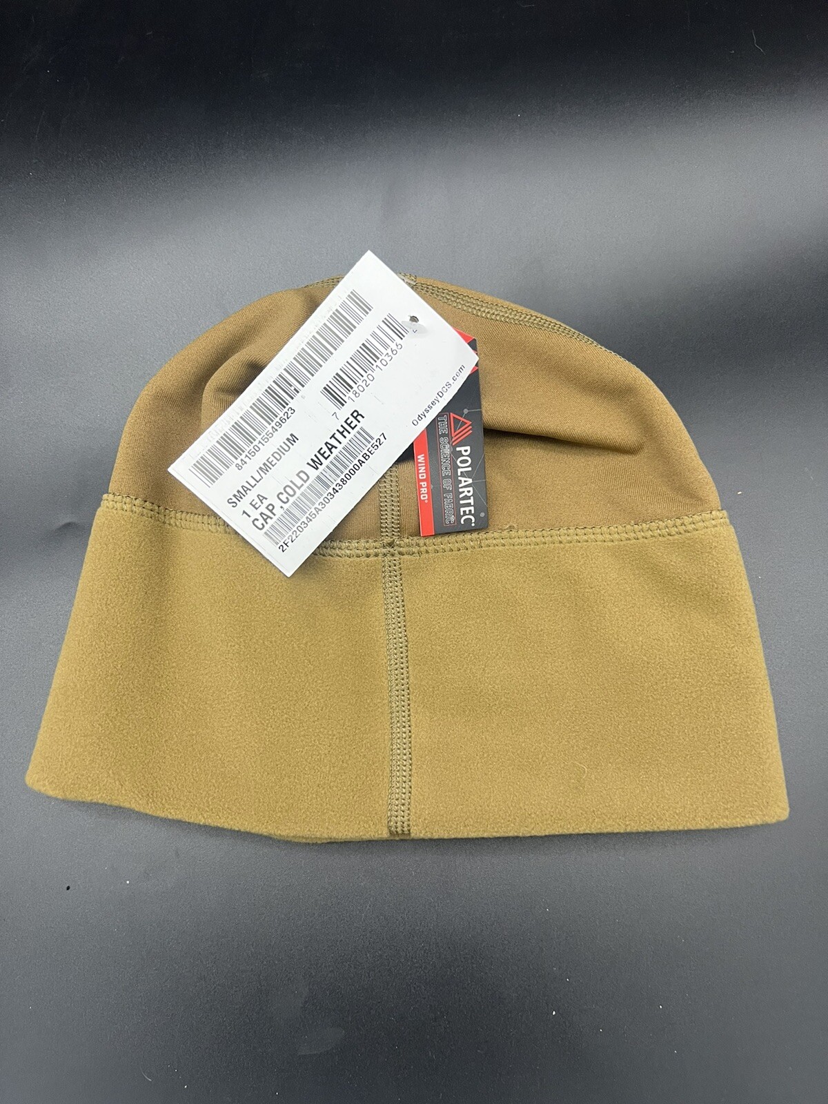 Small/Medium USMC Coyote Brown Fleece Watch Cap Military Beanie - Made ...