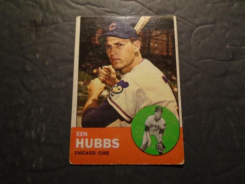 Ken Hubbs #15 Topps 1962 Baseball Card ID:45905 | eBay