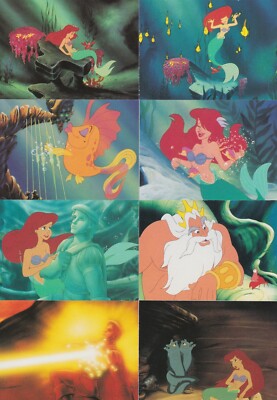 1991 DISNEY THE LITTLE MERMAID BASE TRADING CARD SET (90 CARDS) | eBay