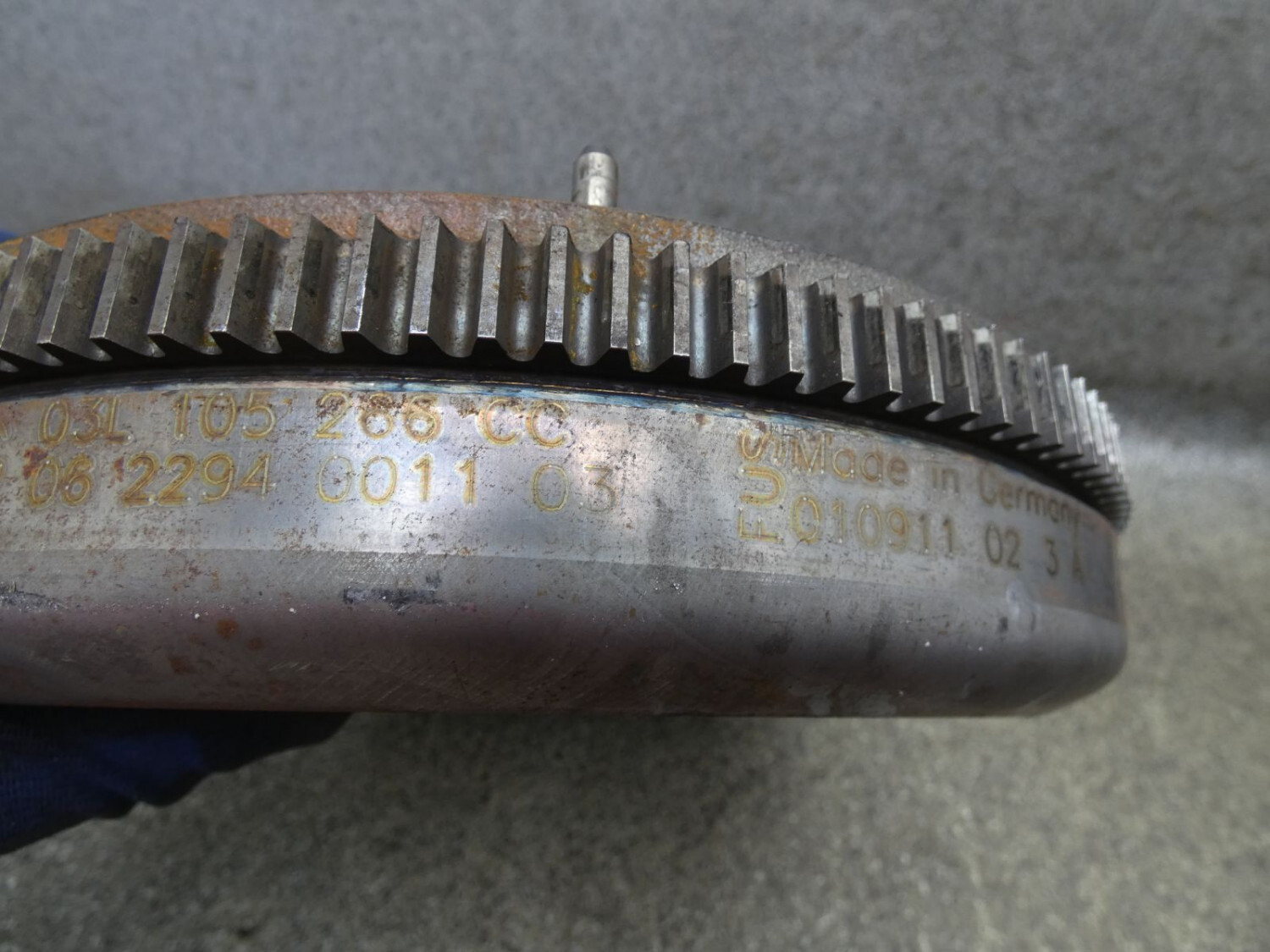 Schwungscheibe 03L105266CC Schwungrad VW Passat B7 2.0 TDI 11.1834.011 ...