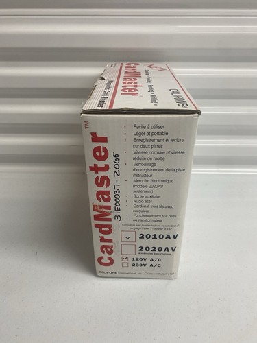 Califone 2010 Magnetic Card Reader - White for sale online | eBay