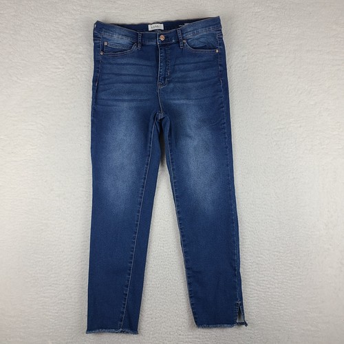 Nicole Miller Jeans Womens 12 SOHO High Rise Ankle Skinny Medium Wash ...