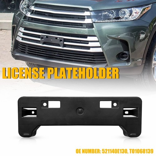 Fits Toyota Highlander 2017-2019 Front License Plate Tag Frame Bracket ...