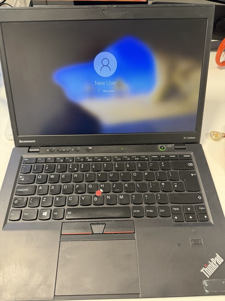 Lenovo ThinkPad X1 Carbon 1st I5 8GB 256GB Windows 10 Pro Laptop ...