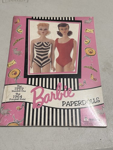 Vintage Barbie Paper Doll Book Uncut Unpunched 1959 & 1964 New Sealed ...