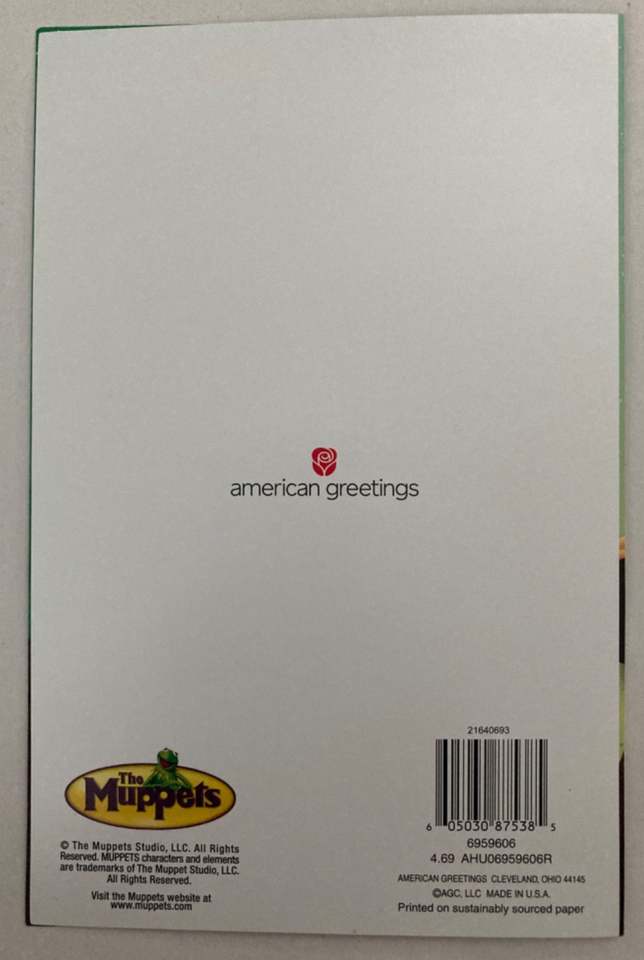 Muppets Critics Statler & Waldorf Aging Birthday Greeting Card Jim ...