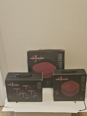 Hell Kitchen 12 Piece Set - 4 Dinner Plate - 4 Dessert Plate - 4 Mugs ...