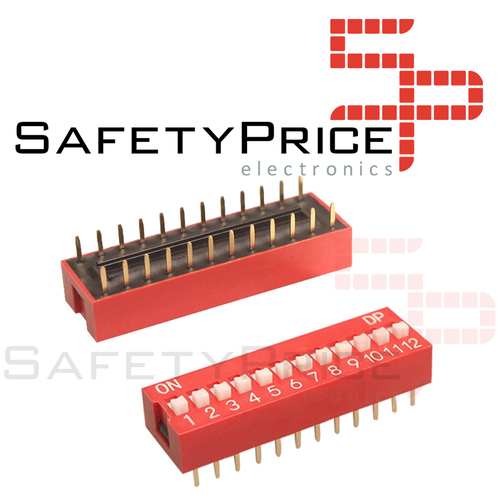 3x Dip Switch 12 positions 12p ON OFF 2,54mm SP REF0946 | eBay