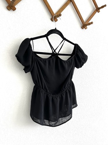 Express Black Camisole Top with Keyhole Back XS | eBay