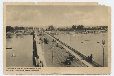 Warszawa Most ks. Poniatowskiego Warsaw Poland Street Bridge View ...