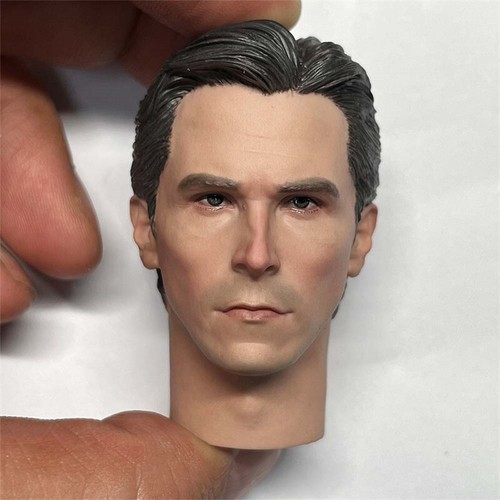 High Quality Delicate Painted 1/6 Scale Batman Bale Head Sculpt Fit 12 ...