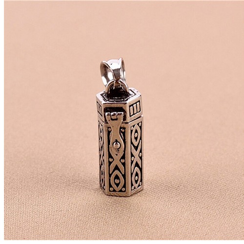 Pendant Urn Vial Decorative Keepsake Ash Capsule Chain Necklace ...