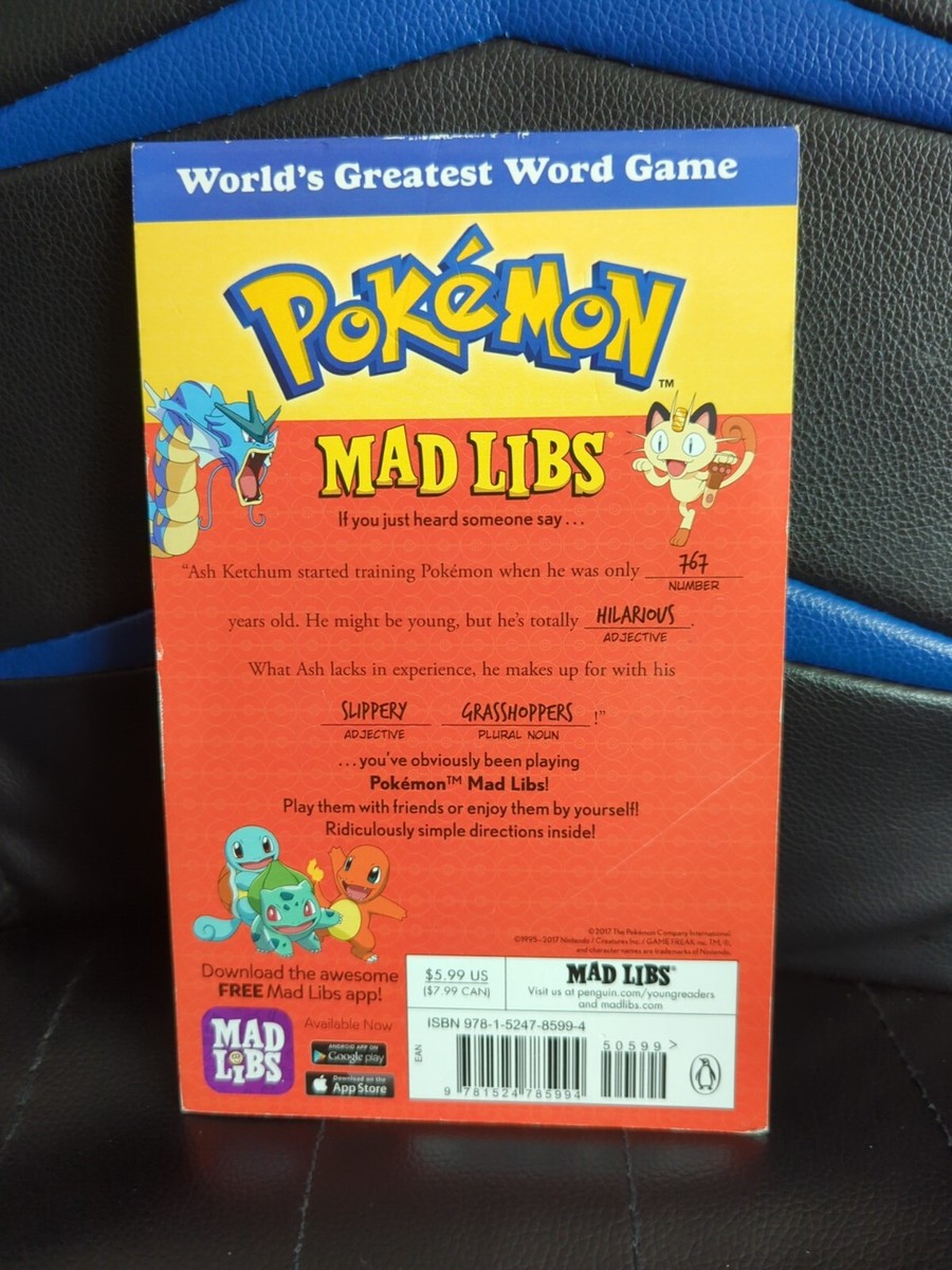 Pokemon Mad Libs Printable 20 Best Mad Lib Script Images On Pinterest
