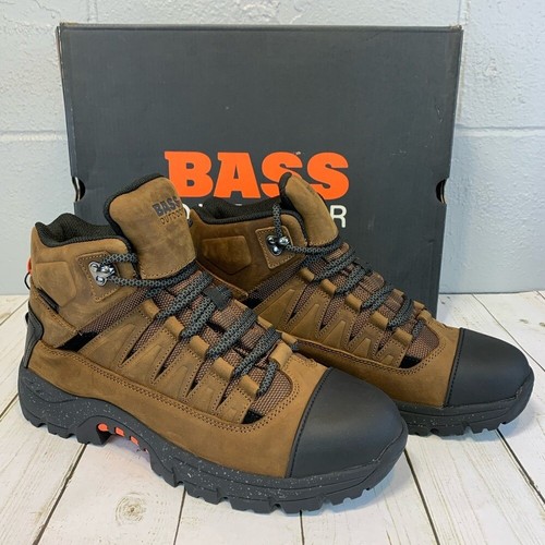 NIB Bass Outdoor Leather Workwear Modern Boot Bison Lion Black Men's ...