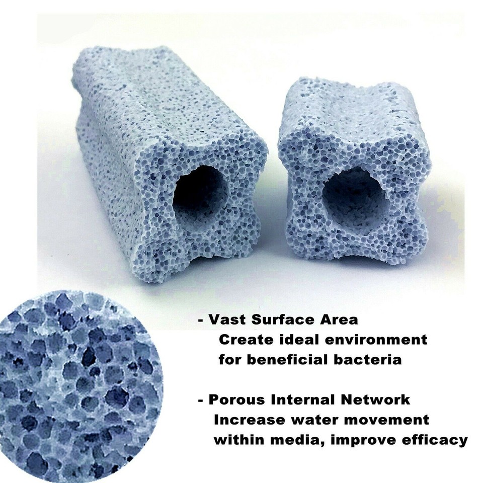 Aquarium Filter Media Porous Bio Ceramic Block for Fish Tank Sump Tank ...