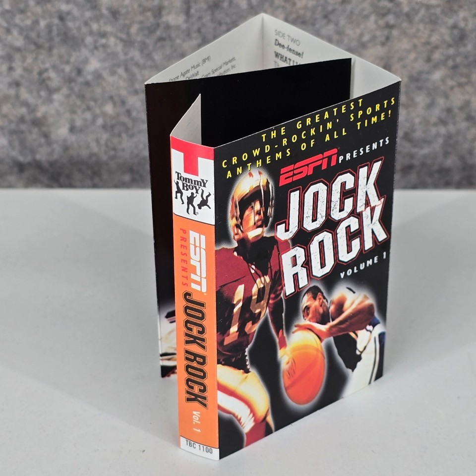 ESPN Presents Jock Rock - Volume 1 Cassette Tape Tommy Boy 1994 ...