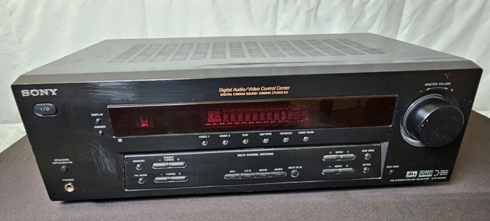 Sony Receiver STR-DE595 210 Watt A/V Stereo Receiver - Tested Working ...
