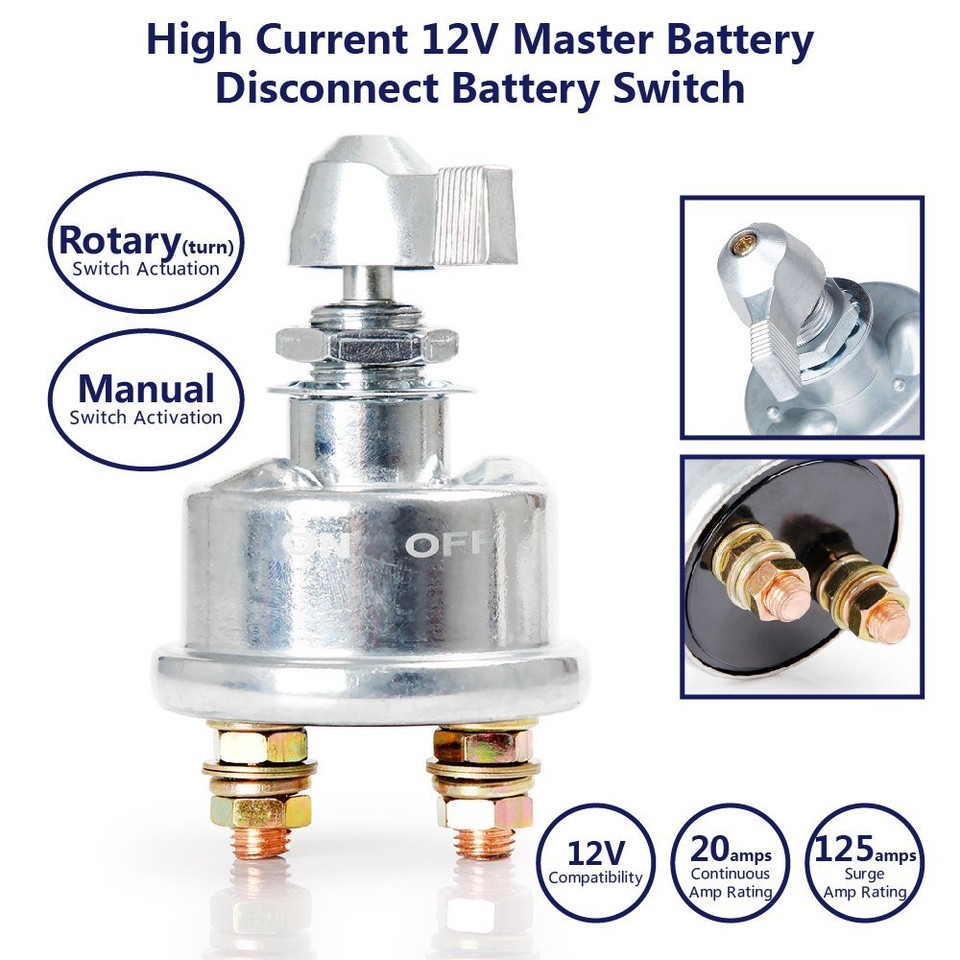 12-24V Racing Battery Shut Off Disconnect Master Kill Switch For Car ...