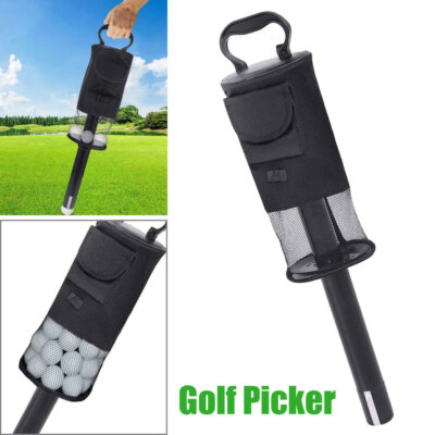 Zipper Golf Shag Bag Convenient Ball Pick Up Holds 70 Golf Balls Bag ...