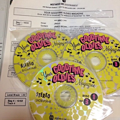 RADIO SHOW: GOOD TIME OLDIES 2/18/95 CCR FEATURE; BEATLES, THEM, STONES ...