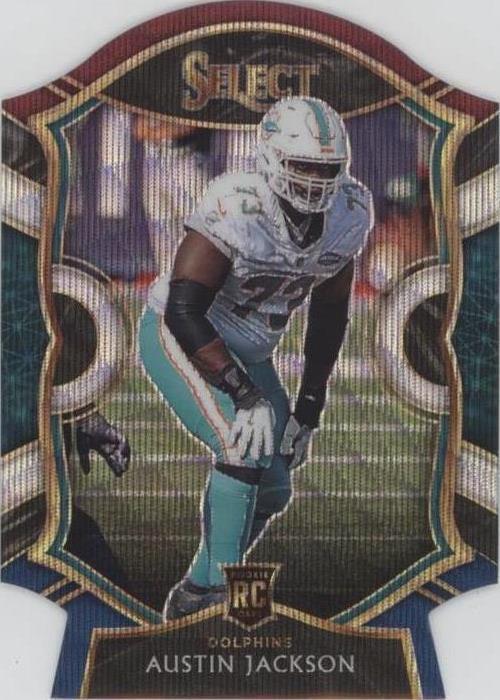 2020 Panini Select - Concourse Austin Jackson #91 Tri-Color Prizm Die ...