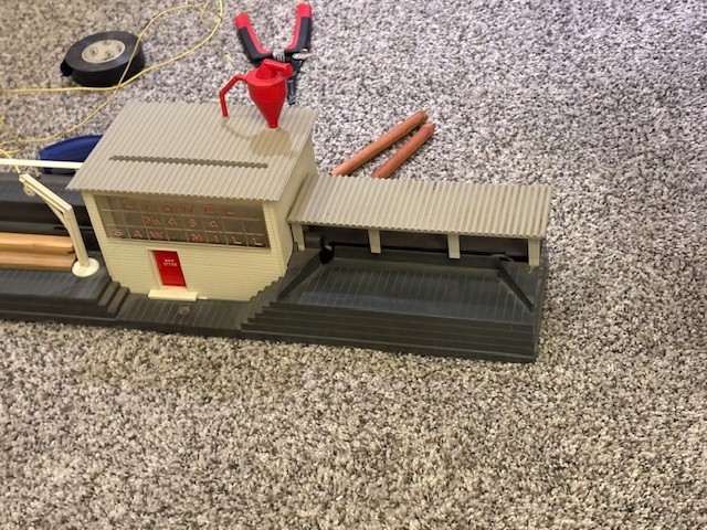 Lionel 464 Vintage O Operating Sawmill/Lumber Mill/Box | eBay