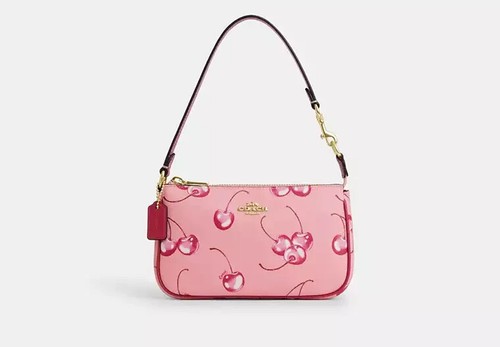 ️ ️NWT COACH CR827 Nolita 19 With Cherry Print (100% Authentic )+ Pearl ...