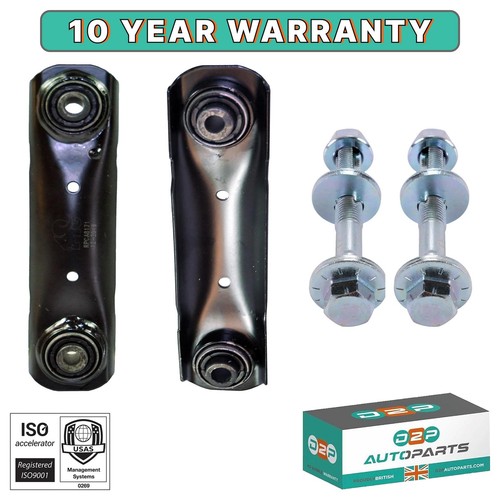 2x REAR LOWER CAMBER SUSPENSION CONTROL ARM+ CAMBER BOLT FOR VAUXHALL ...