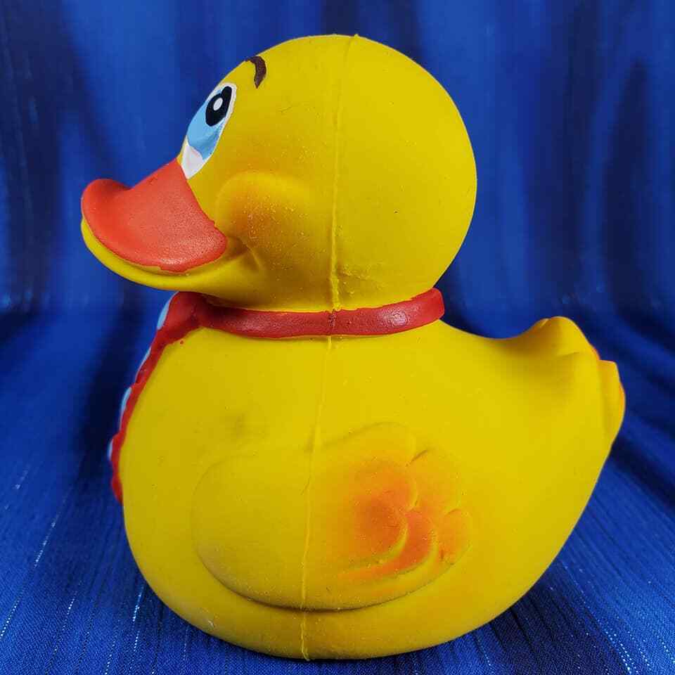 Duck with Flowers Bachelor Rubber Duck Proposal Organic Lanco Valentine ...