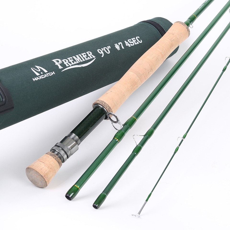 Maxcatch Premier 3-12WT 9FT Fly Fishing Rod with Tube , IM8 Carbon ...