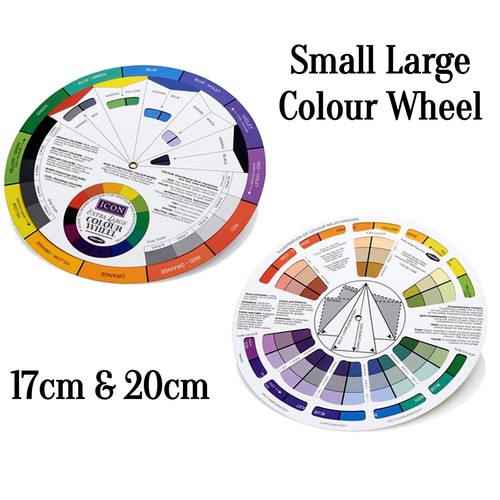 Extra Large Colour Wheel Tool Mixing Paint Learning Artist Kids Double ...