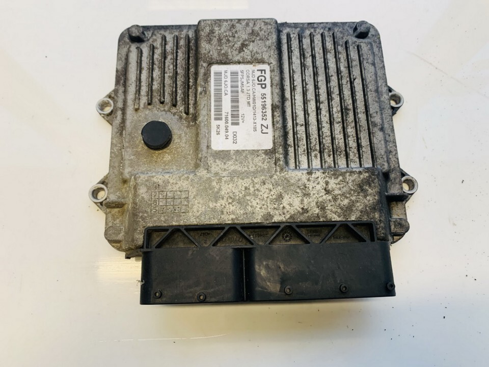 55196352zj 5fpsjmsaf 7160004904 Z13DT ECU Engine Computer (Engine ...