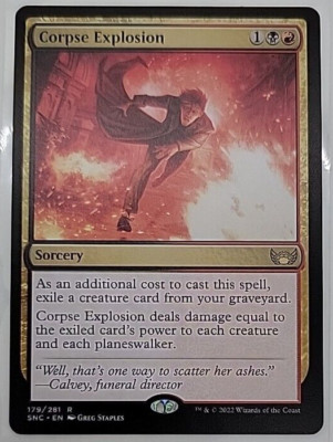 Corpse Explosion SNC MTG 179/281 RARE | eBay