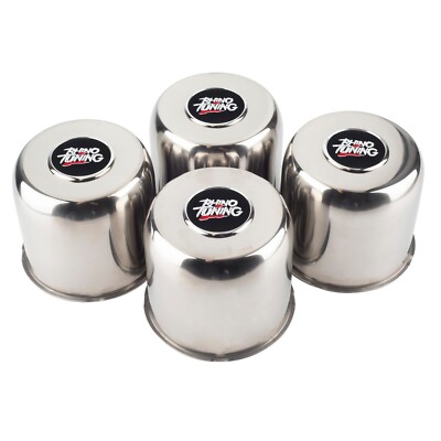 4.88in Removable Top Cap Stainless Push Through Center Caps for 4.88in ...