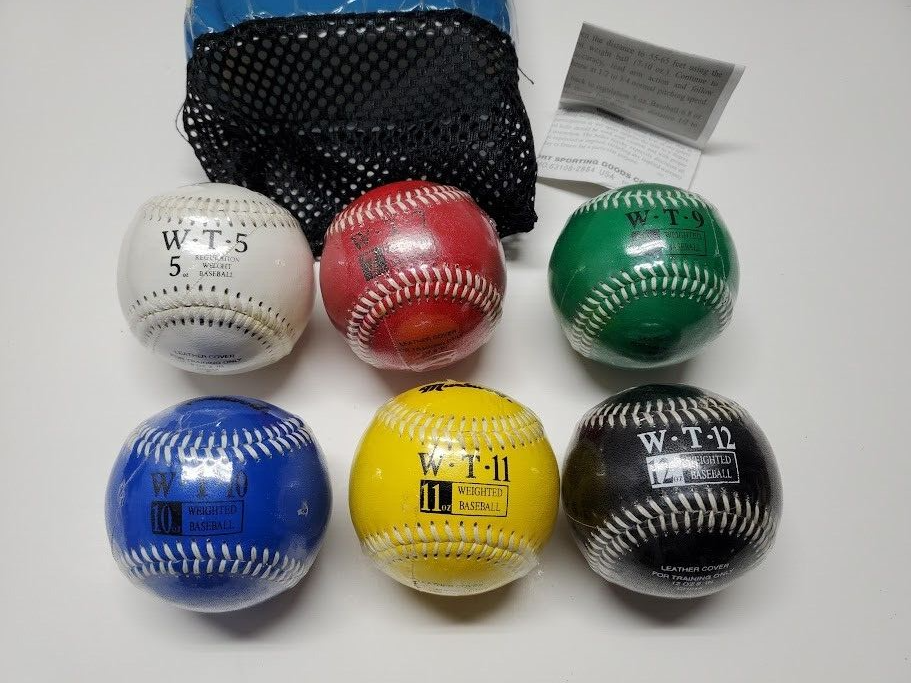 Practice Baseball Markwort 9-Inch Weighted Baseball | Synthetic Leather ...