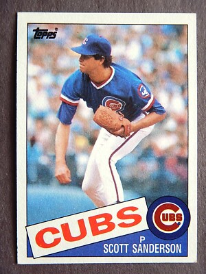 Scott Sanderson #616 Topps 1985 Baseball Card (Chicago Cubs) VG | eBay