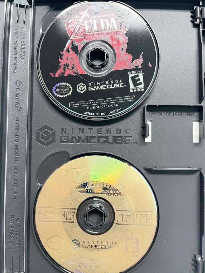Legend of Zelda Wind Waker + Ocarina of Time / Master Quest (Gamecube ...