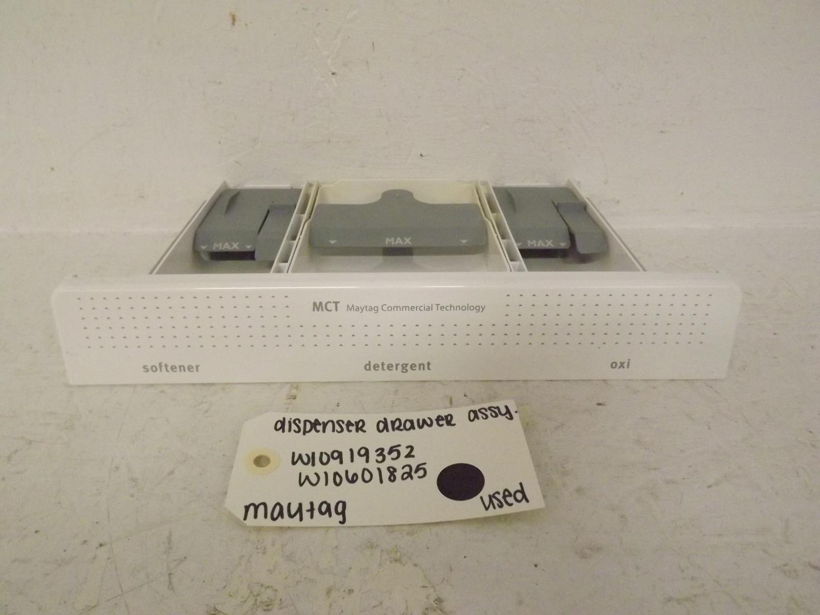 Maytag Washer W10919352 W10601825 Dispenser Drawer Assembly Used | eBay