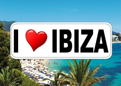 Ibiza Street Sign Reproduction Street Sign I Love Ibiza Street Sign ...