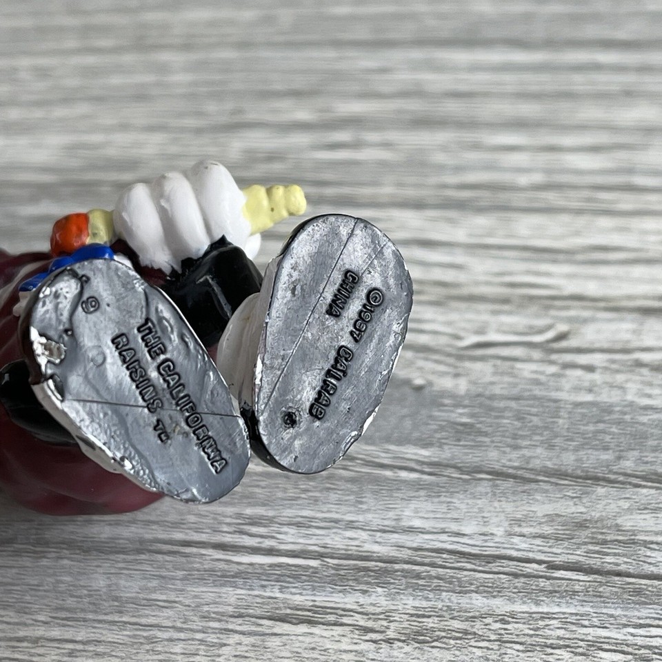 1987 Vintage California Raisins Figure Singer Singing Microphone Raisin ...