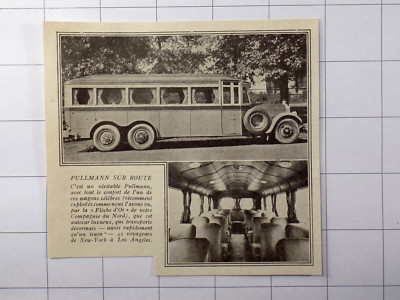 1927 Pullman Bus 42-seat luxury bus from New York to Los Angeles | eBay