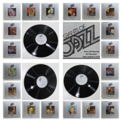 Time-Life Records Giants of Jazz 3LP Box Sets - Various artists MINT or ...